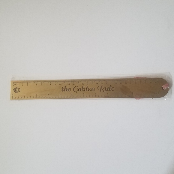 DesignWorks Ink | Office | Designworks Ink Metal Ruler The Golden Rule ...